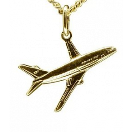 Boeing gouden vliegtuig