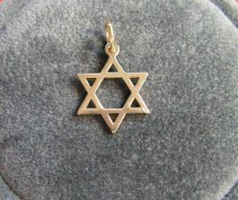 14 karaats gouden davidster